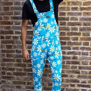 Run & Fly, Bees Floral Dungarees, Overalls, Women's Wear, Mens Wear ...
