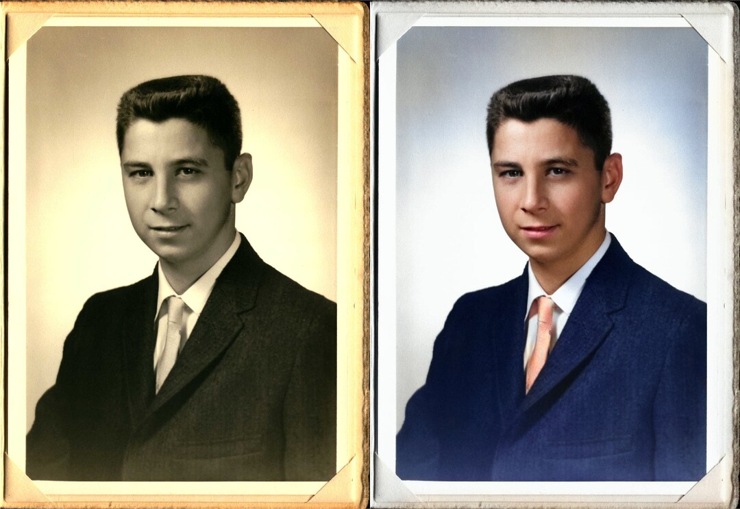 Digital Prints Color Restoration Photo Restoration: Add Color, Enhance ...
