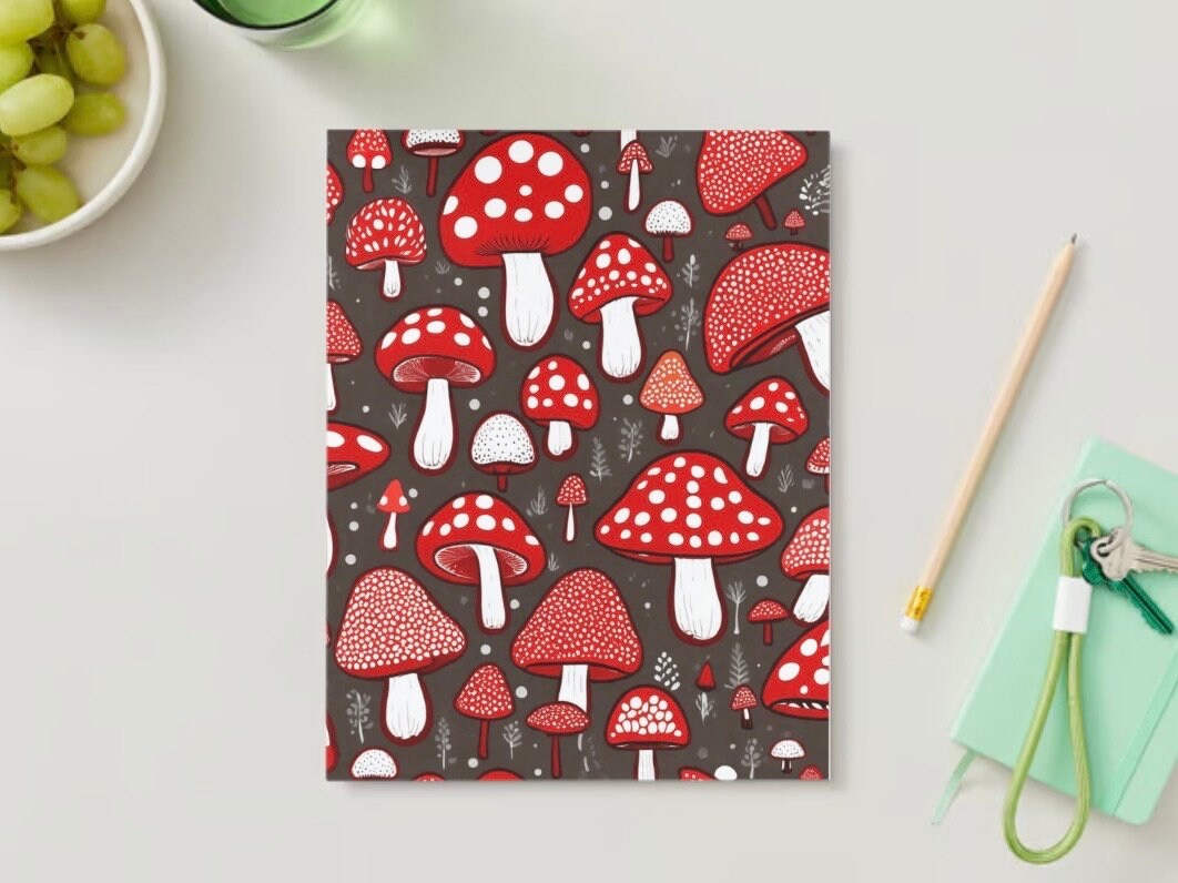 Mushroom Digital Download, Mushroom PNG, Digital Cardstock Paper ...