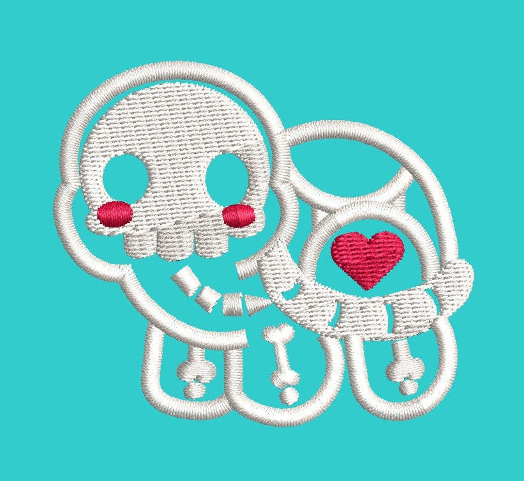 Skeleton Turtle, Cartoon Inspired Embroidery Designs, Machine ...