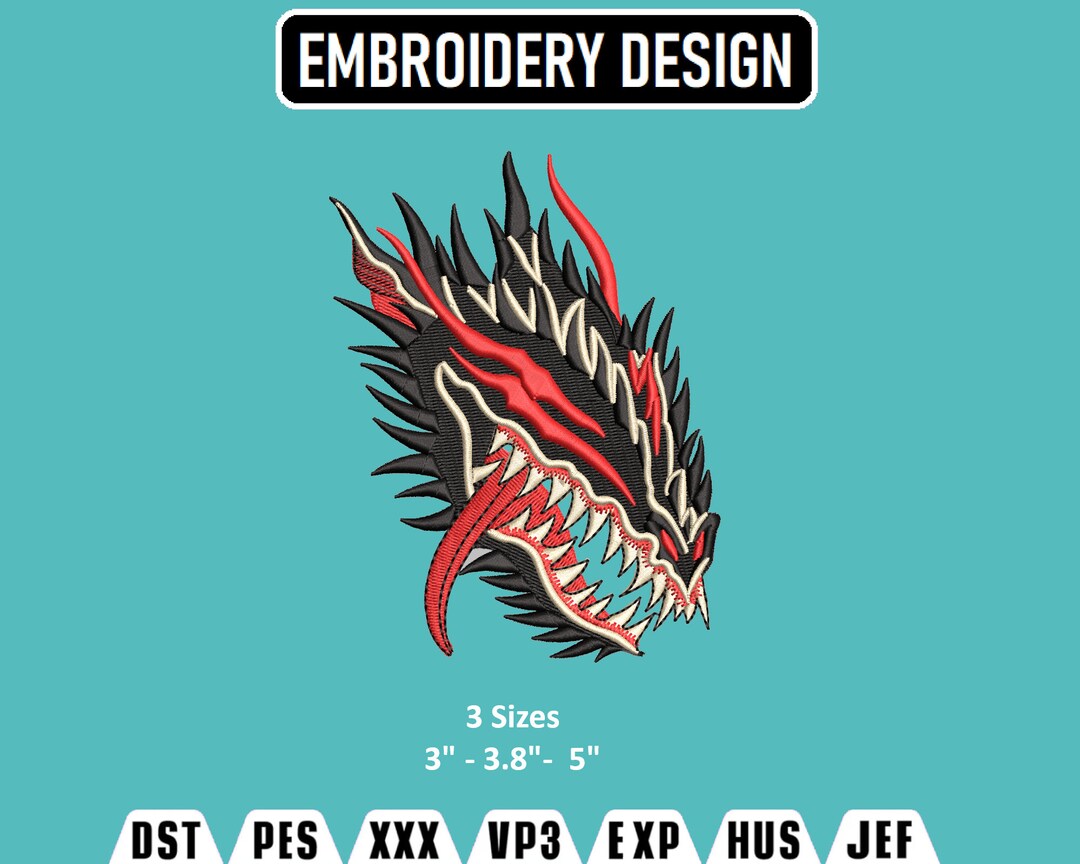 Berserk Dog Embroidery Design, Anime Machine Embroidery File (instant ...