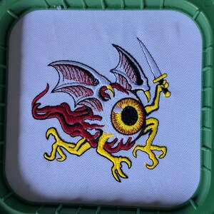 Eyeball Knight Creature Inspired Embroidery Designs, Machine Embroidery ...