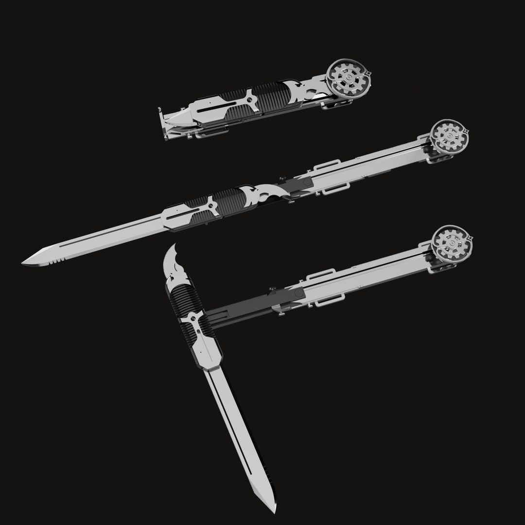 Assassin's Hidden Blade Connor Gravity Operated Ready to Print STL ...
