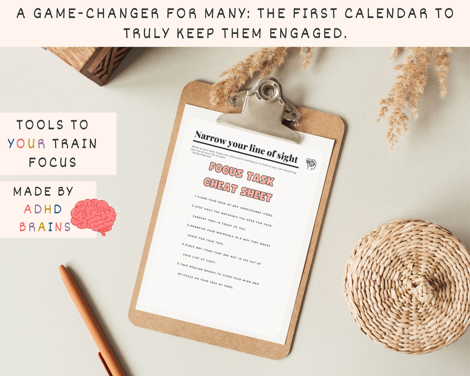 Neurodiverse Planner - Printable Only Version, Classic ADHD Journal for ...
