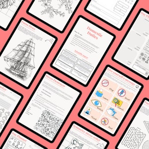 NEURODIVERGENT BLOCK Planner - Printable and Digital ADHD Journal for Self-care and Memorizing ...