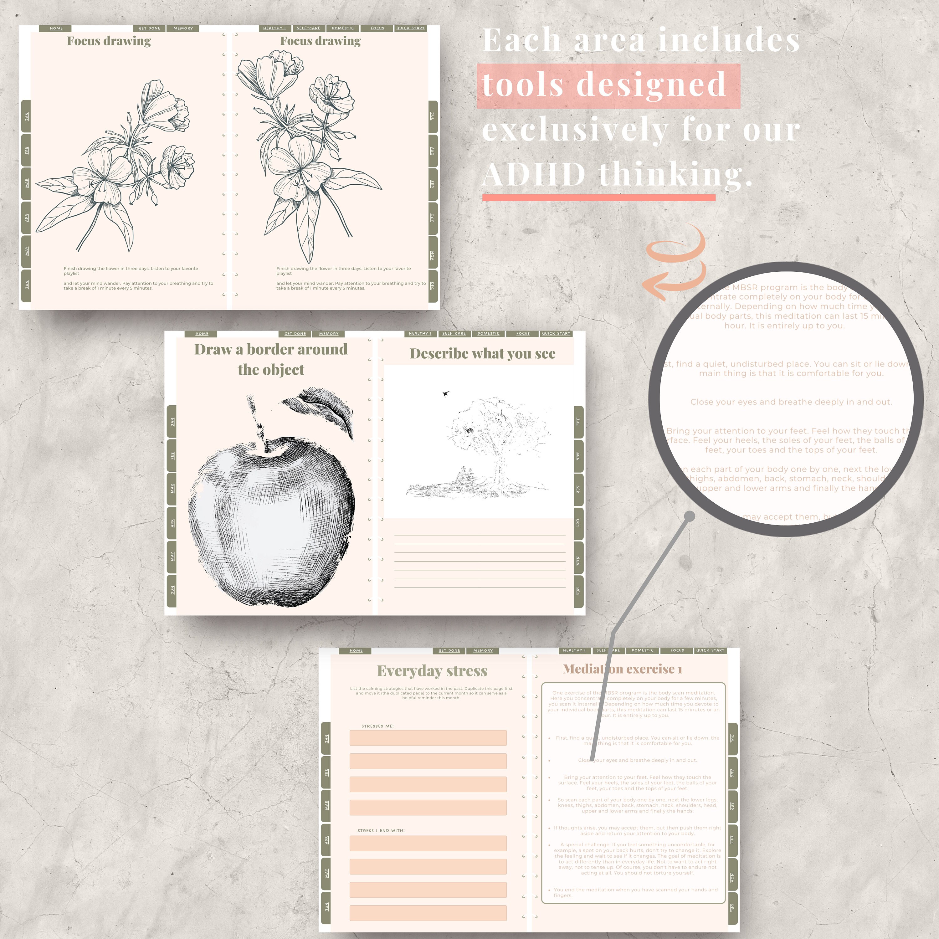 2023 Adaptable ADHD | ASD | ADD Life Planner, Increase Your ...