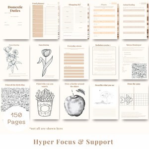 Mindset ADHD Planner, Printable ADHD Planner, Digital Planner, Life ...