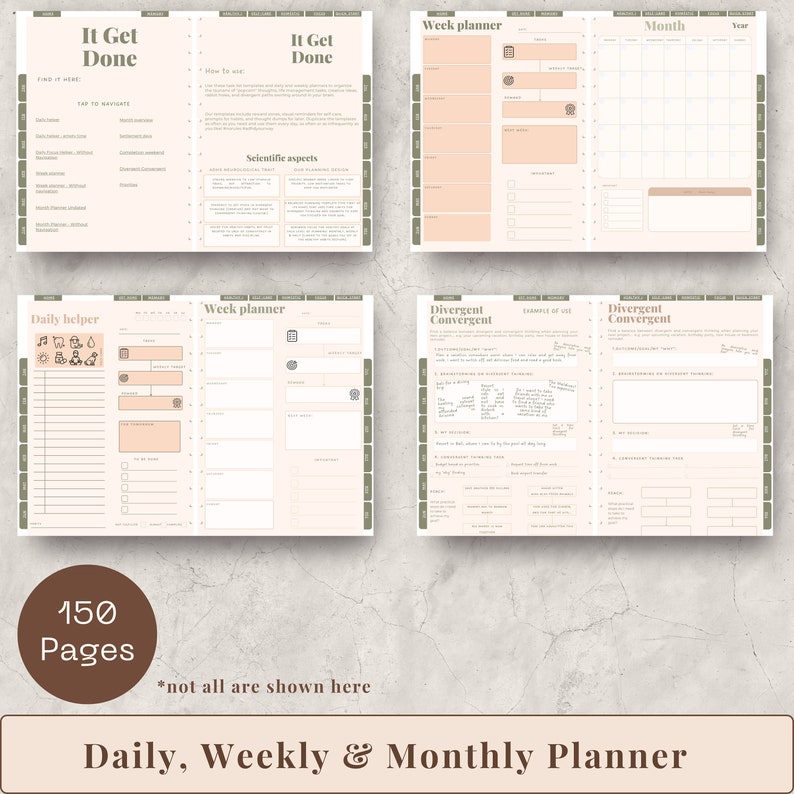 2023 Adaptable ADHD | ASD | ADD Life Planner, Increase Your ...