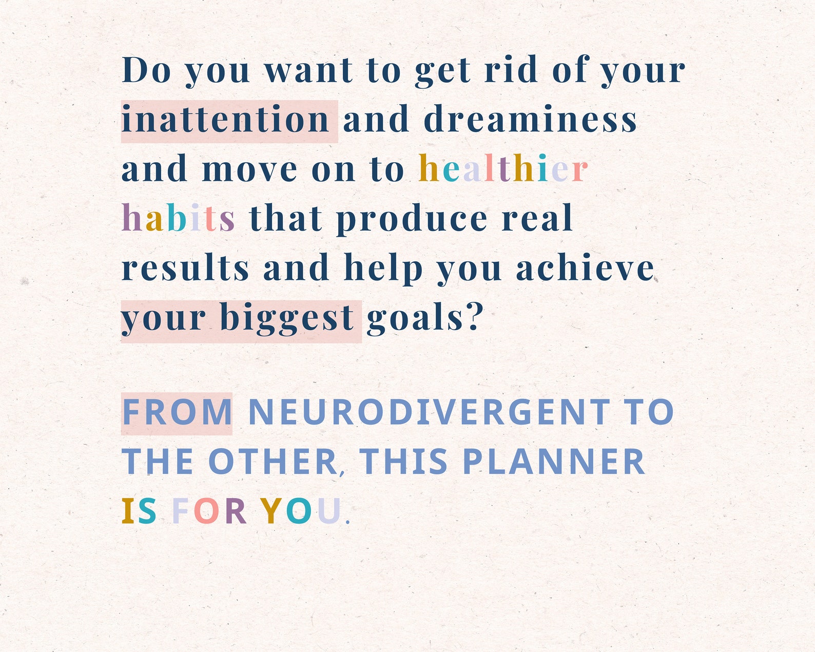 Neurodiverse Planner - Printable Only Version, Classic ADHD Journal for ...