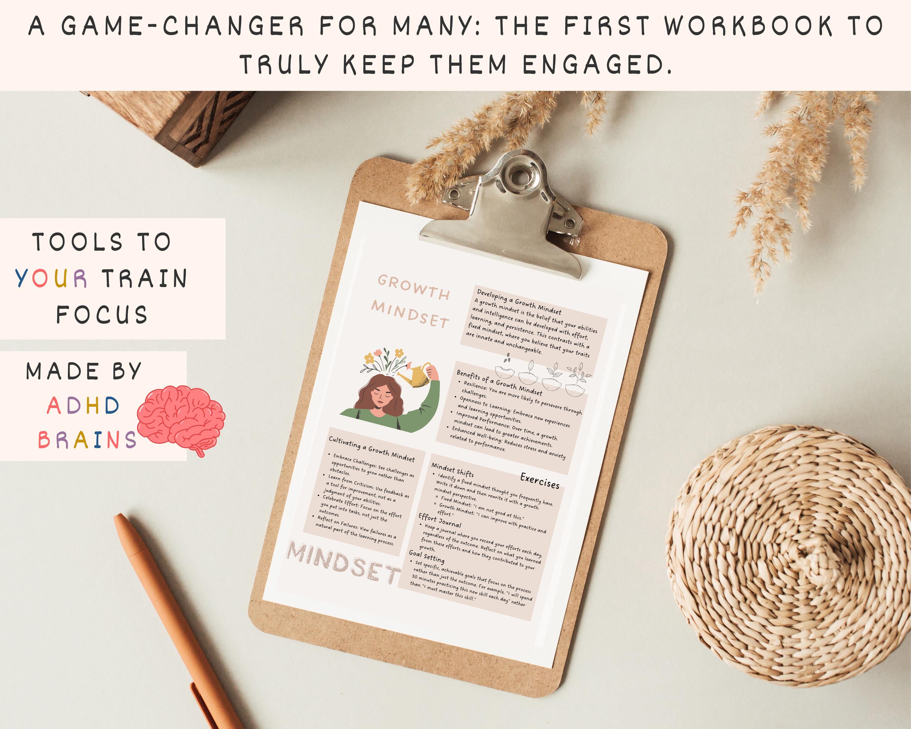 Tree of Growth Workbook - A Personalized ADHD Journal for Emotional ...