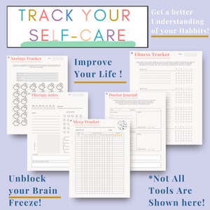 NEURODIVERGENT BLOCK Planner - Printable and Digital ADHD Journal for ...