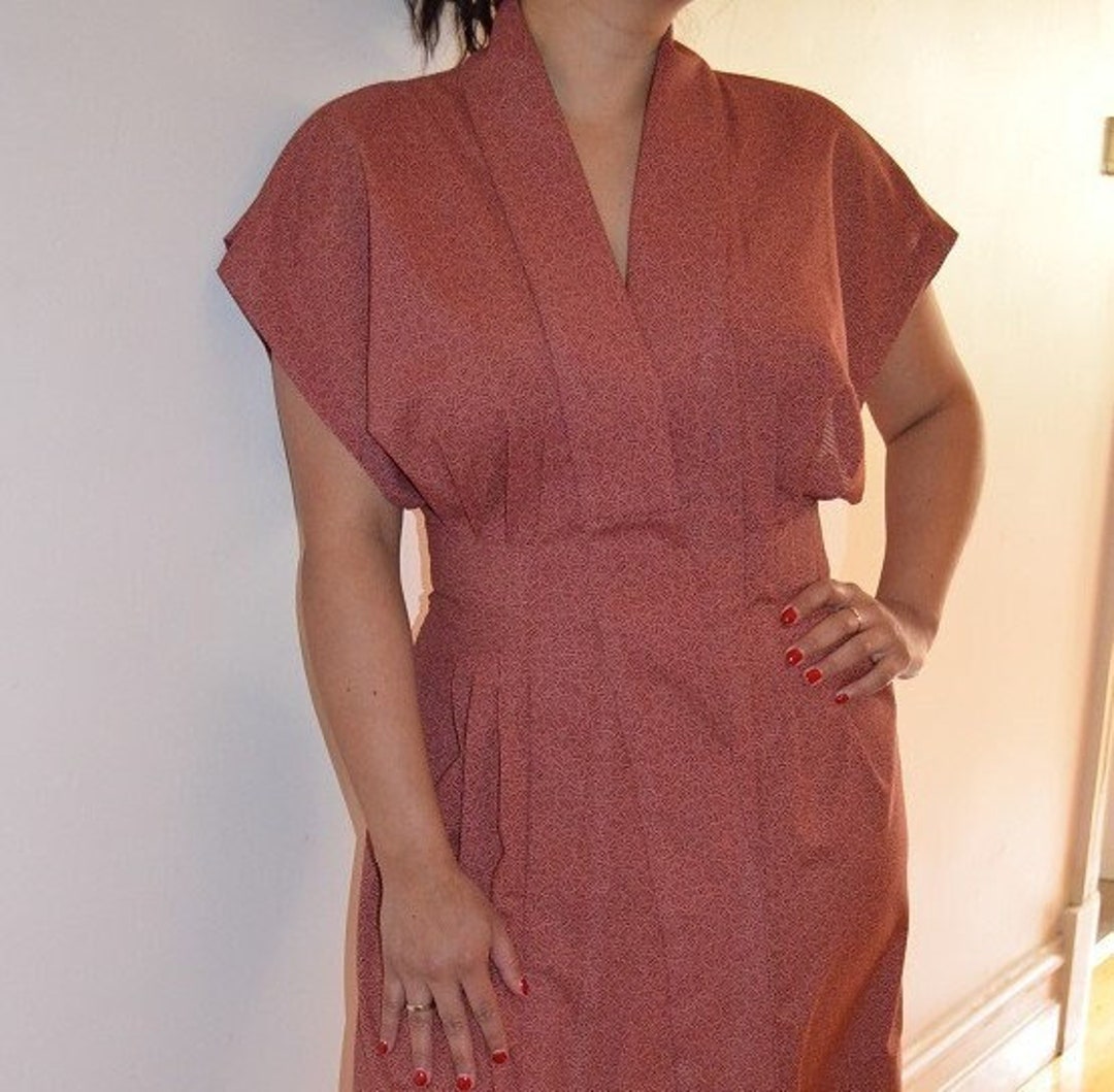Original Vintage Style Frock Revamped From Japanese Vintage Kimono ...