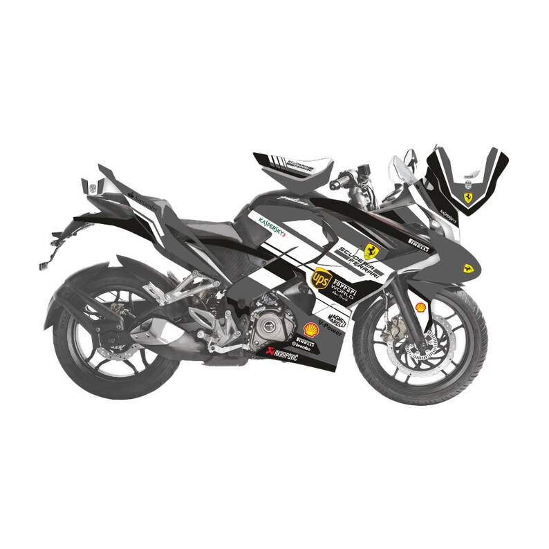 Bajaj Pulsar RS200 Ferrari Theme Graphic Kit Decal Wrap Set - Etsy