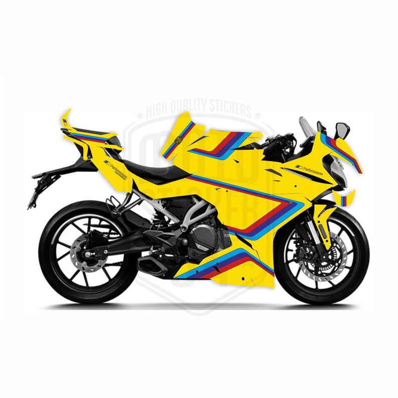CFMOTO 250SR / 300SR M Performance Carbon Look Design Graphic Kit Decal ...