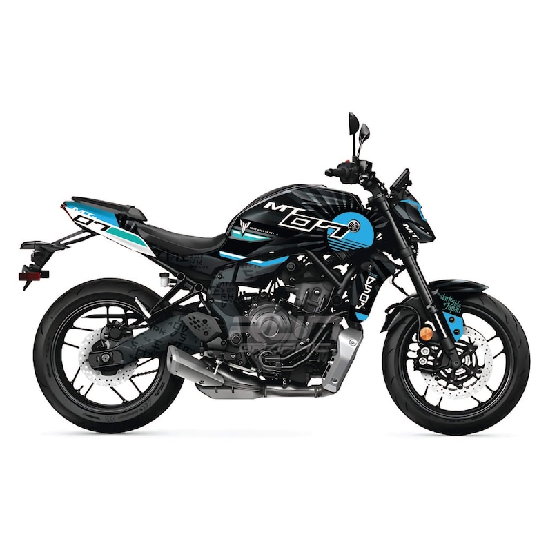 Yamaha MT07 2025 Graphic Kit Sumrays Design Motorcycle Decal Sticker ...