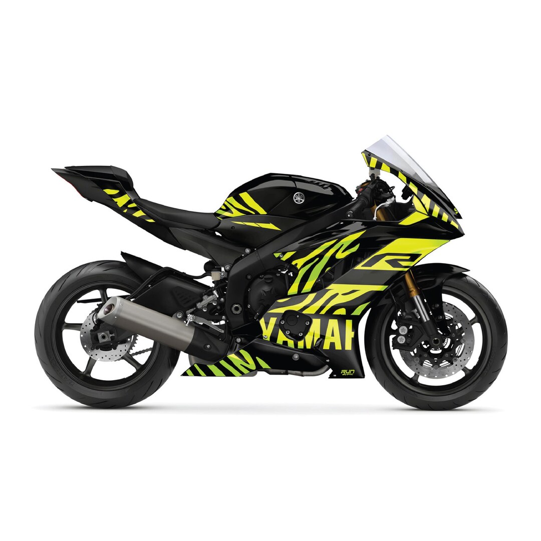 Yamaha YZF R6 Tiger Graphic Kit: Custom Decals (2017-2024) - Etsy