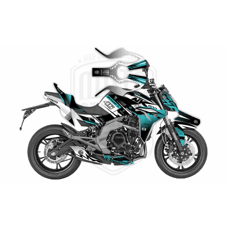 CFMOTO 400NK 2017-2021 Dunlop Race Design Graphic Kit Stiker - Etsy