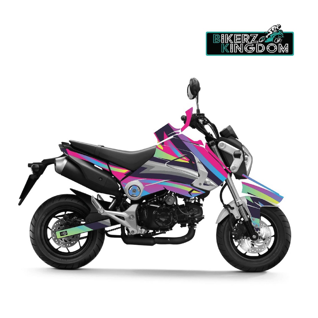 Honda Grom 125 MSX 2013-2016 Rainbow Theme Decal Sticker Kit - Etsy