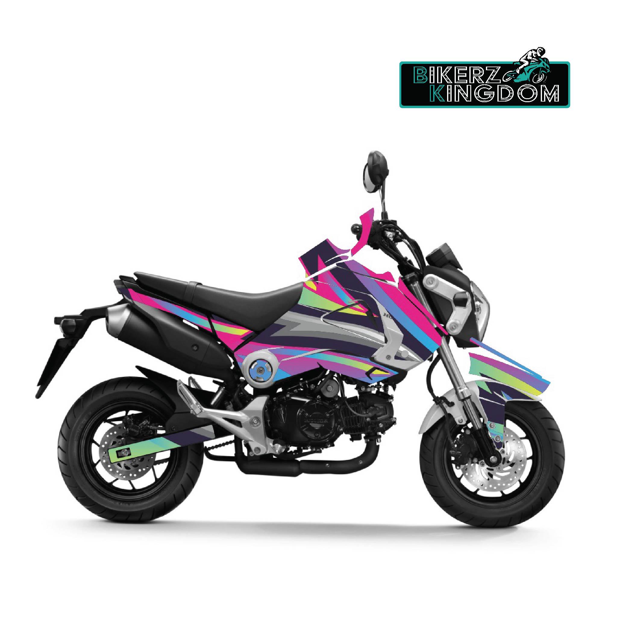 Honda Grom 125 MSX 2013-2016 Rainbow Theme Decal Sticker Kit - Etsy