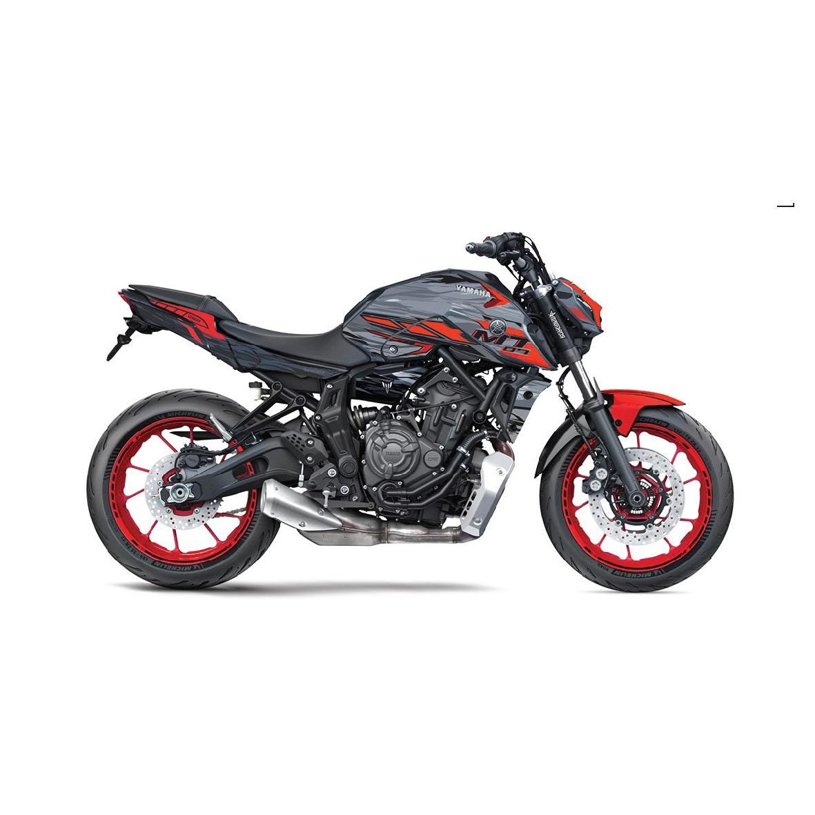 Yamaha MT07 Graphic Kit Fits 2014-2024 Models Motorcycle Decal Sticker ...