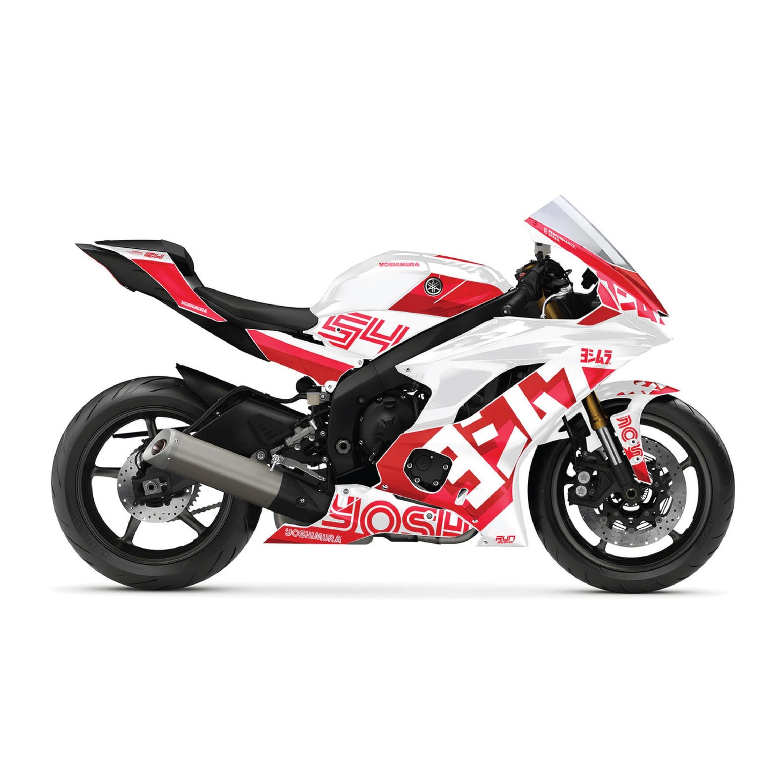 Yamaha YZF R6 Yoshi Graphic Kit: Custom Decals (2017-2024) - Etsy