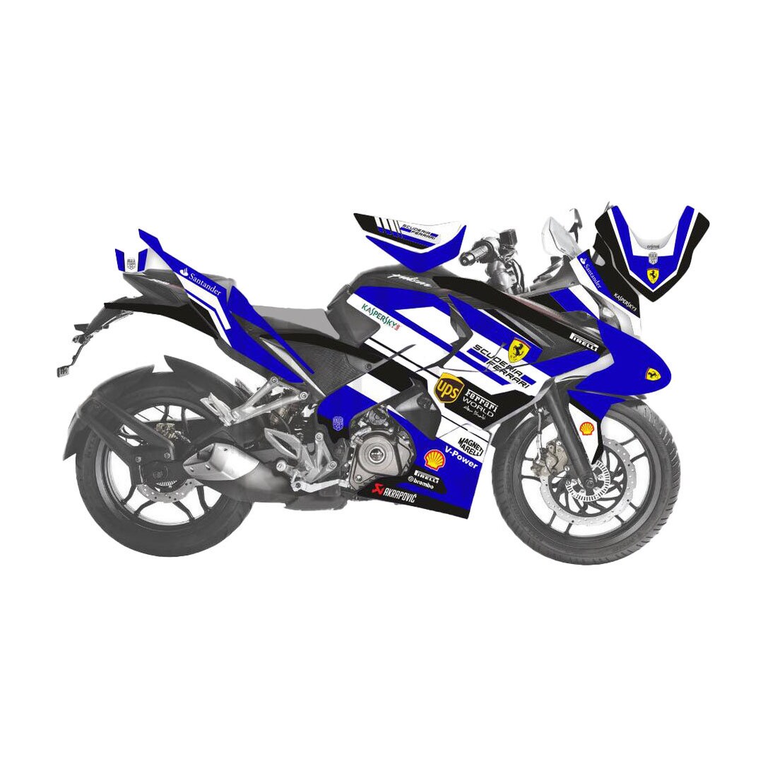 Bajaj Pulsar RS200 Ferrari Theme Graphic Kit Decal Wrap Set - Etsy