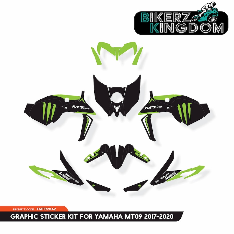 PREMIUM Yamaha MT09 2017-2020 Graphics UV Fade Resistant High-quality ...