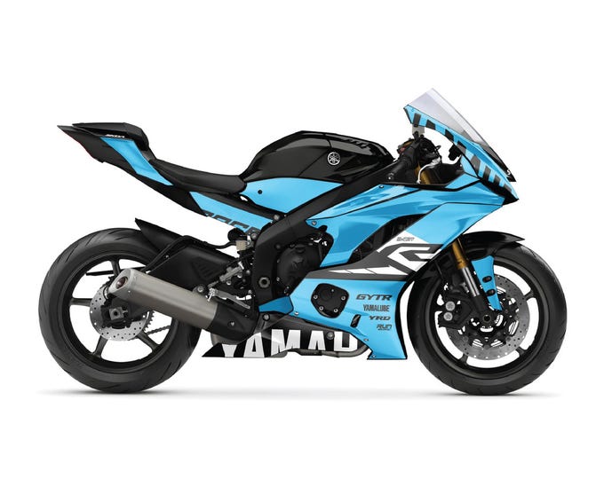 Yamaha YZF R6 Graphic Kit (2017-2024): Custom Sport Decals - Etsy