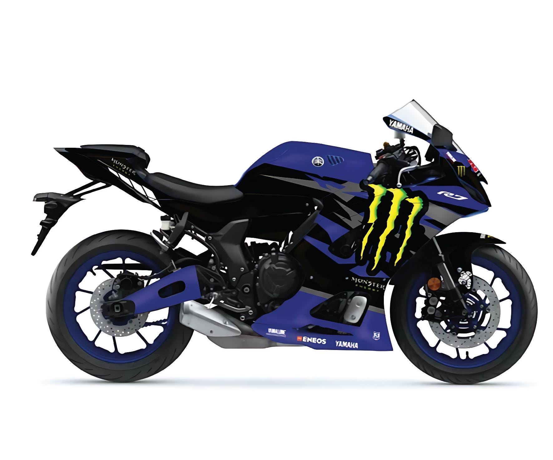 Custom Yamaha YZF R7 Monster Graphic Kit 2021-2024 Graphic Kit - High ...