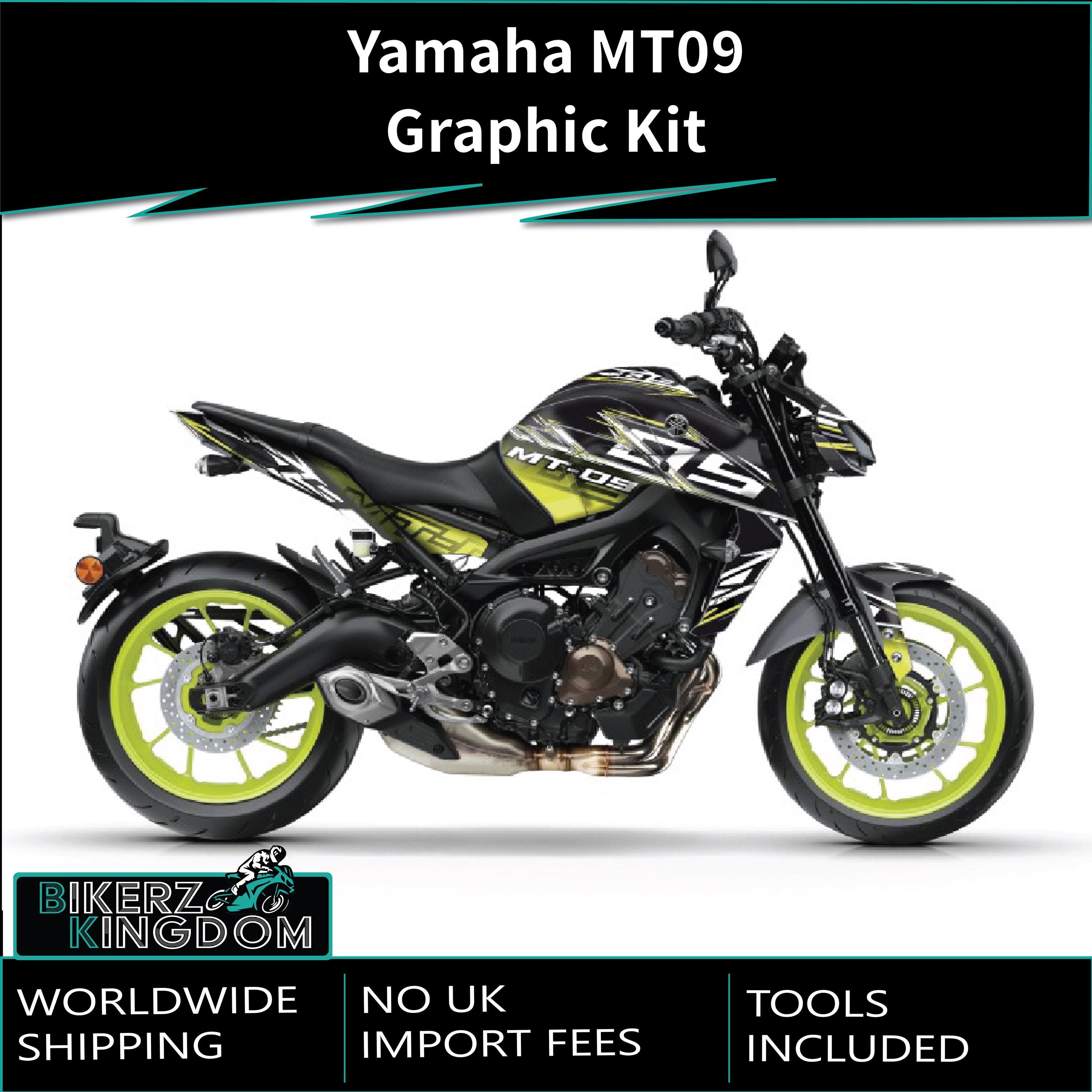 MT09 Graphics Yamaha Decal Set, Eye-catching Stickers to Upgrade Your ...