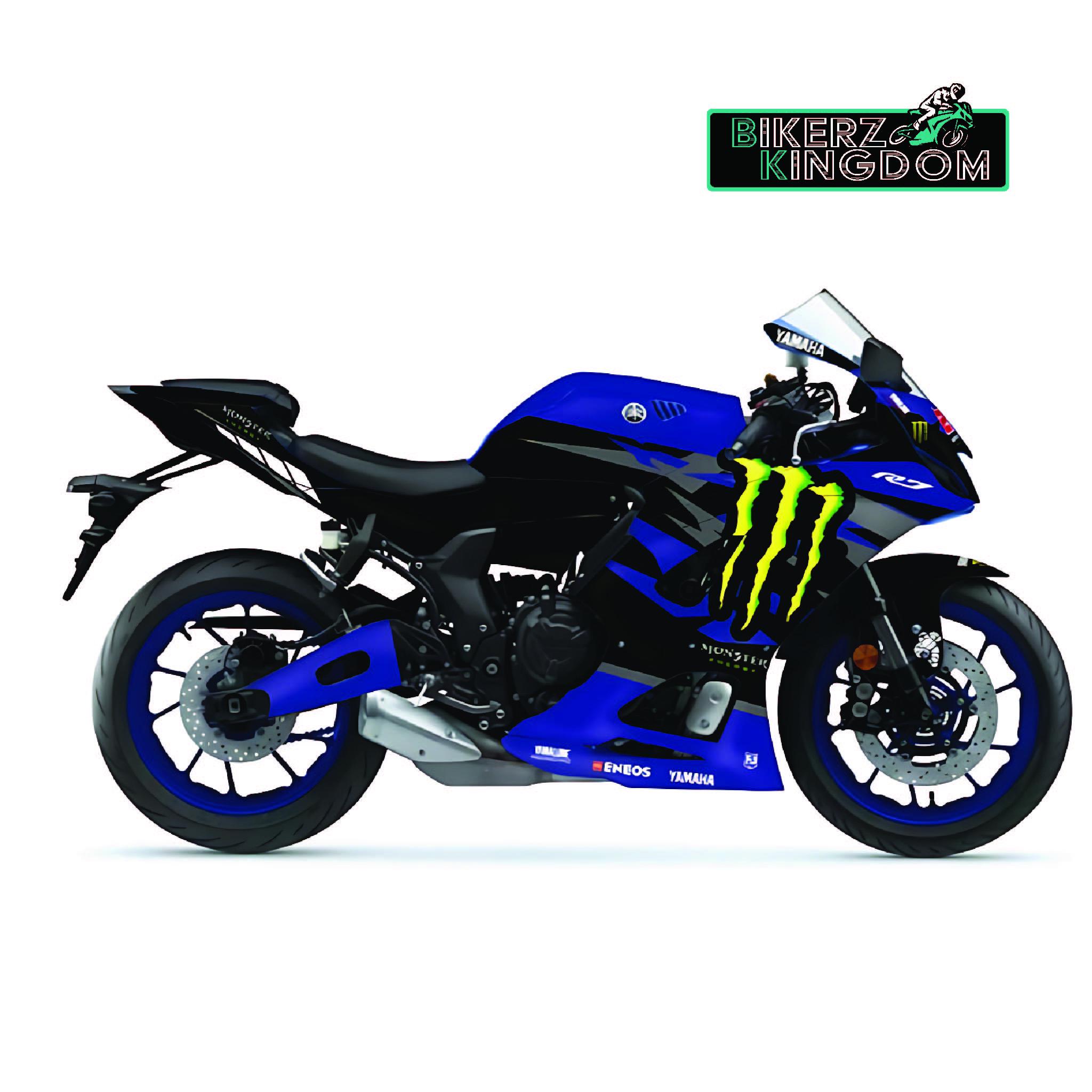 Custom Yamaha YZF R7 Monster Graphic Kit 2021-2024 Graphic Kit High ...