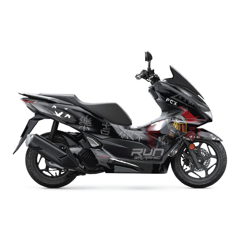 Honda PCX 125 Samurai Rider Decal Sticker Kit: Custom Graphics - Etsy