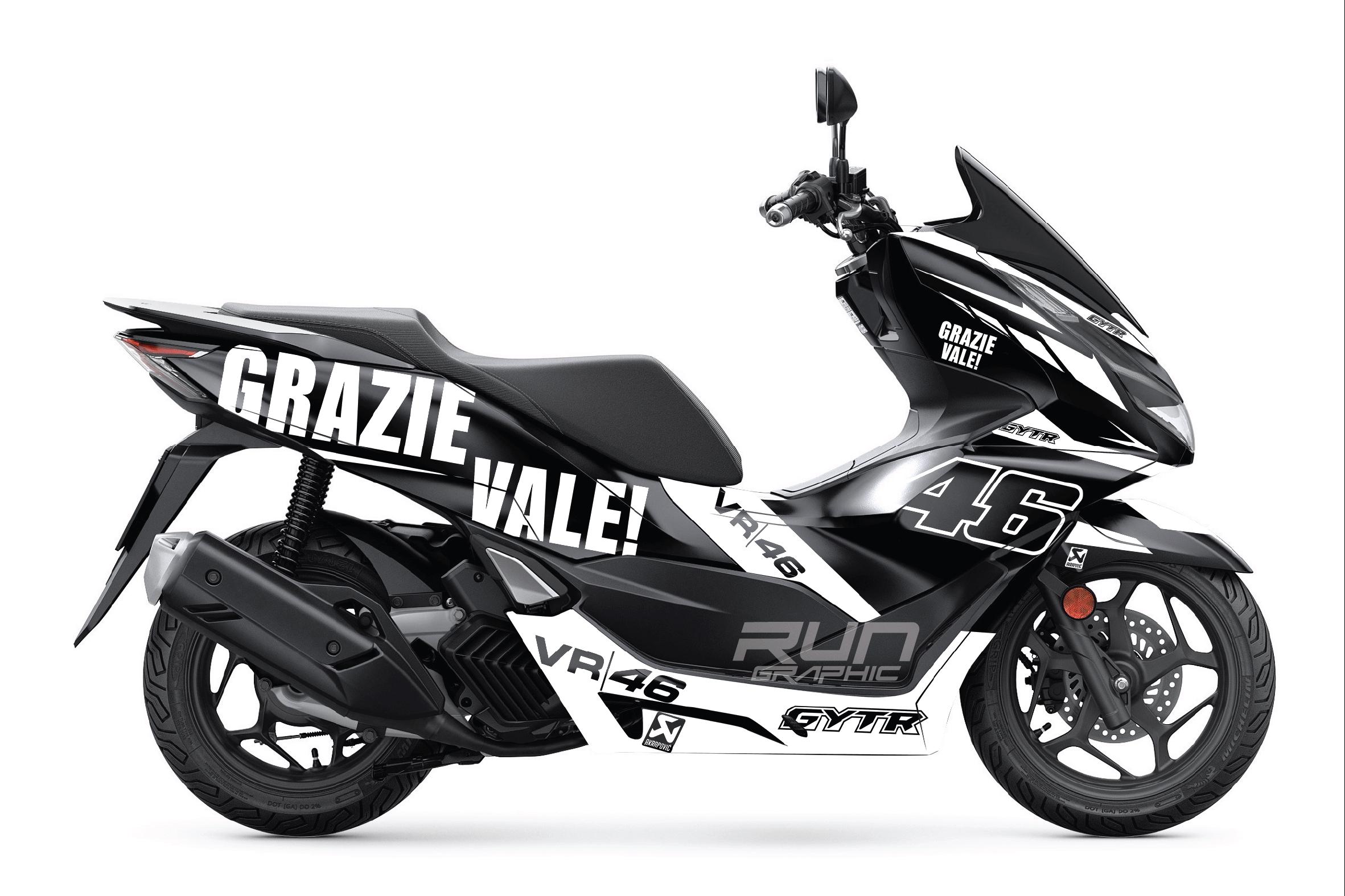 Honda PCX 125 Grazie Vale Decal Kit: Custom Graphics, High-adhesive - Etsy