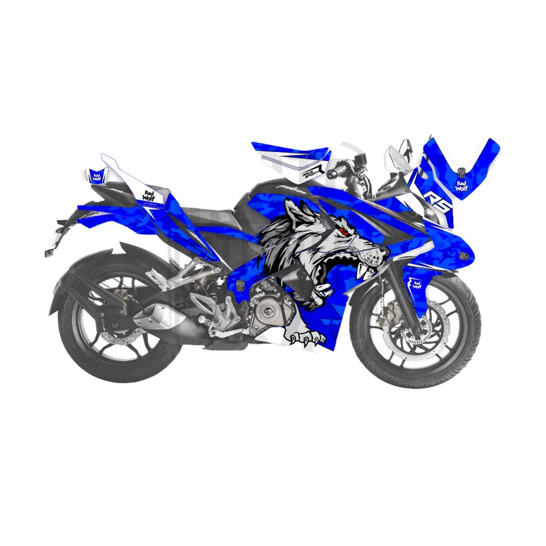 Bajaj Pulsar RS200 Bad Wolf Theme Graphic Kit Decal Wrap Set - Etsy