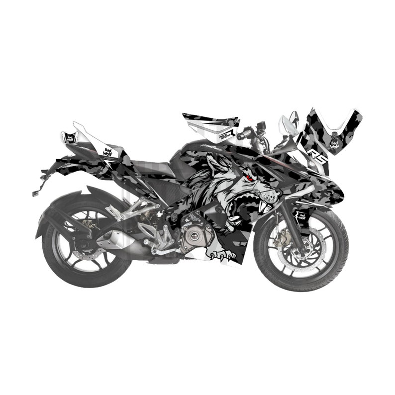 Bajaj Pulsar RS200 Bad Wolf Theme Graphic Kit Decal Wrap Set - Etsy