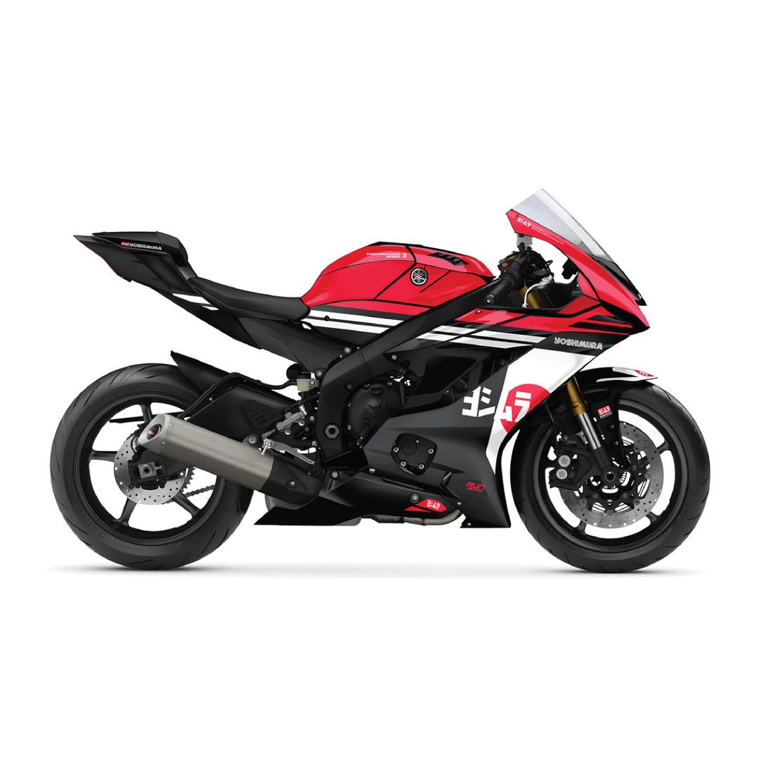 Yamaha YZF R6 Yoshimura Graphic Kit 2017-2024 - Custom High-quality ...