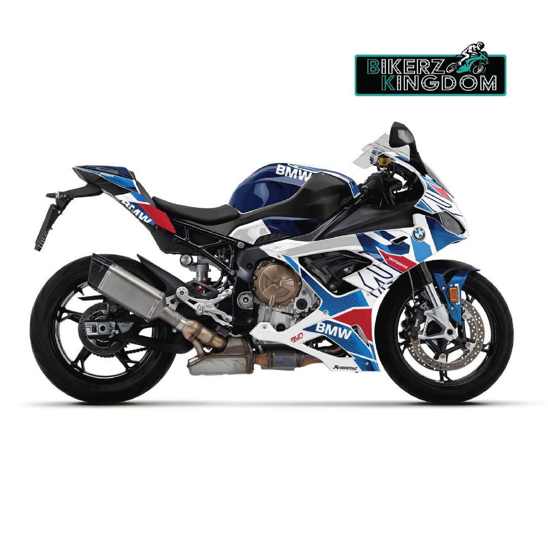 BMW S1000 RR 2019-2022 White RR Race Theme Decal Sticker Kit - Etsy