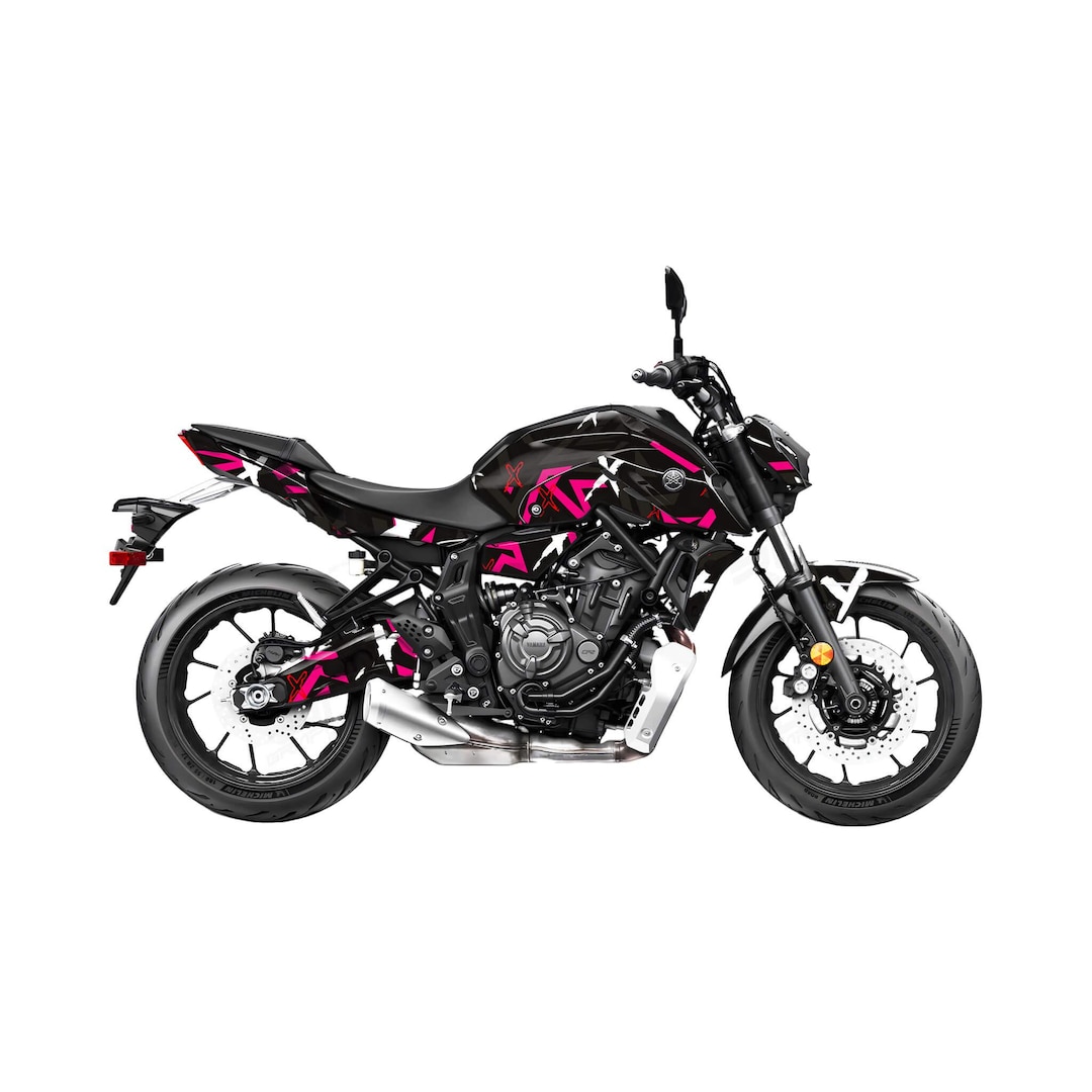 Yamaha MT07 Graffiti Graphic Kit Fits 2021-2024 Models, Motorcycle ...