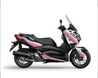 Custom Yamaha XMAX 2018-2020 250/300 Graphic Kit - High-quality Decals ...