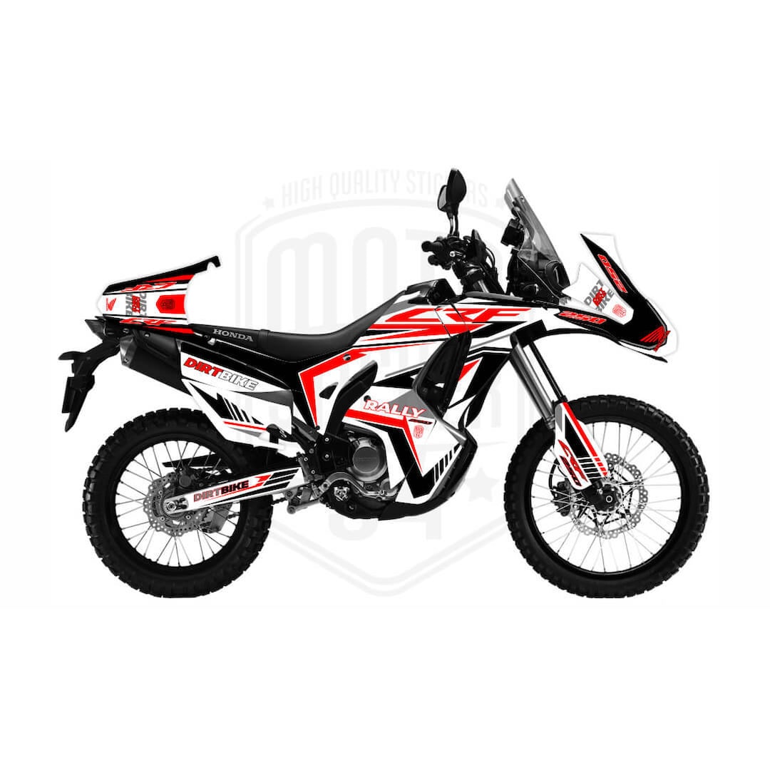 Honda CRF250 RALLY 2017-2022 Bright Stripes Theme Graphic Kit Decal ...