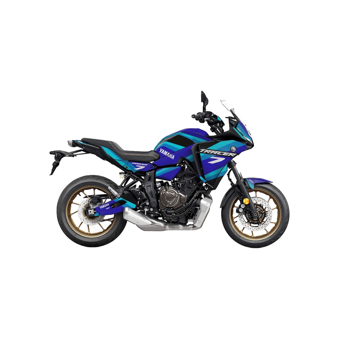 Yamaha Tracer 7 Graphic Kit (2020-2025): Motorcycle Vinyl Decal Set - Etsy