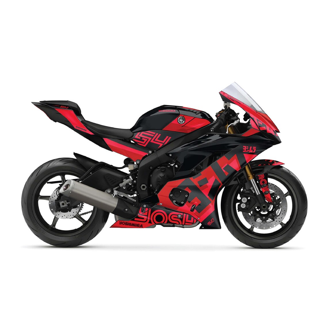 Yamaha YZF R6 Yoshi Graphic Kit: Custom Decals (2017-2024) - Etsy
