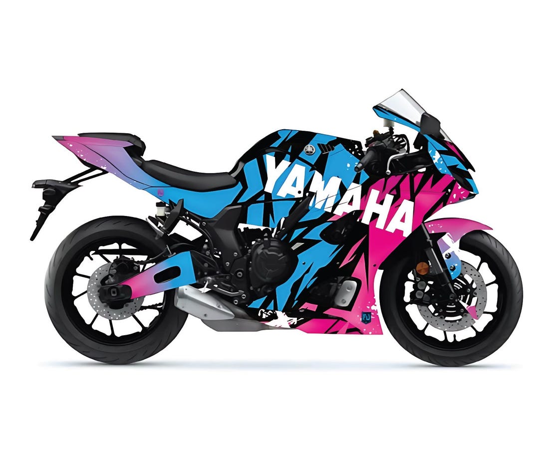 Yamaha YZF R7 Graphic Kit 2021-2024: Funky Tiger Design - Etsy