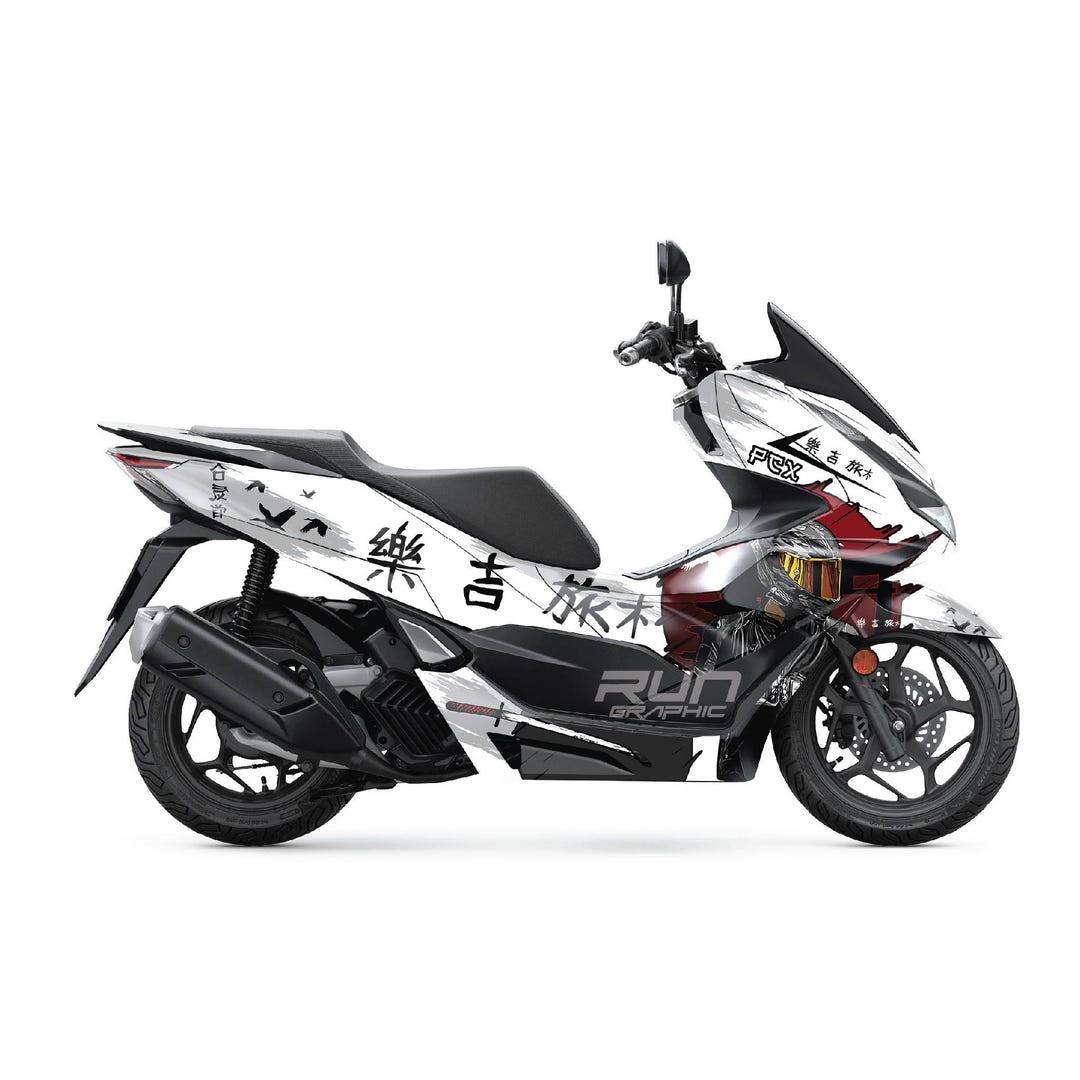 Honda PCX 125 Samurai Rider Decal Sticker Kit: Custom Graphics - Etsy