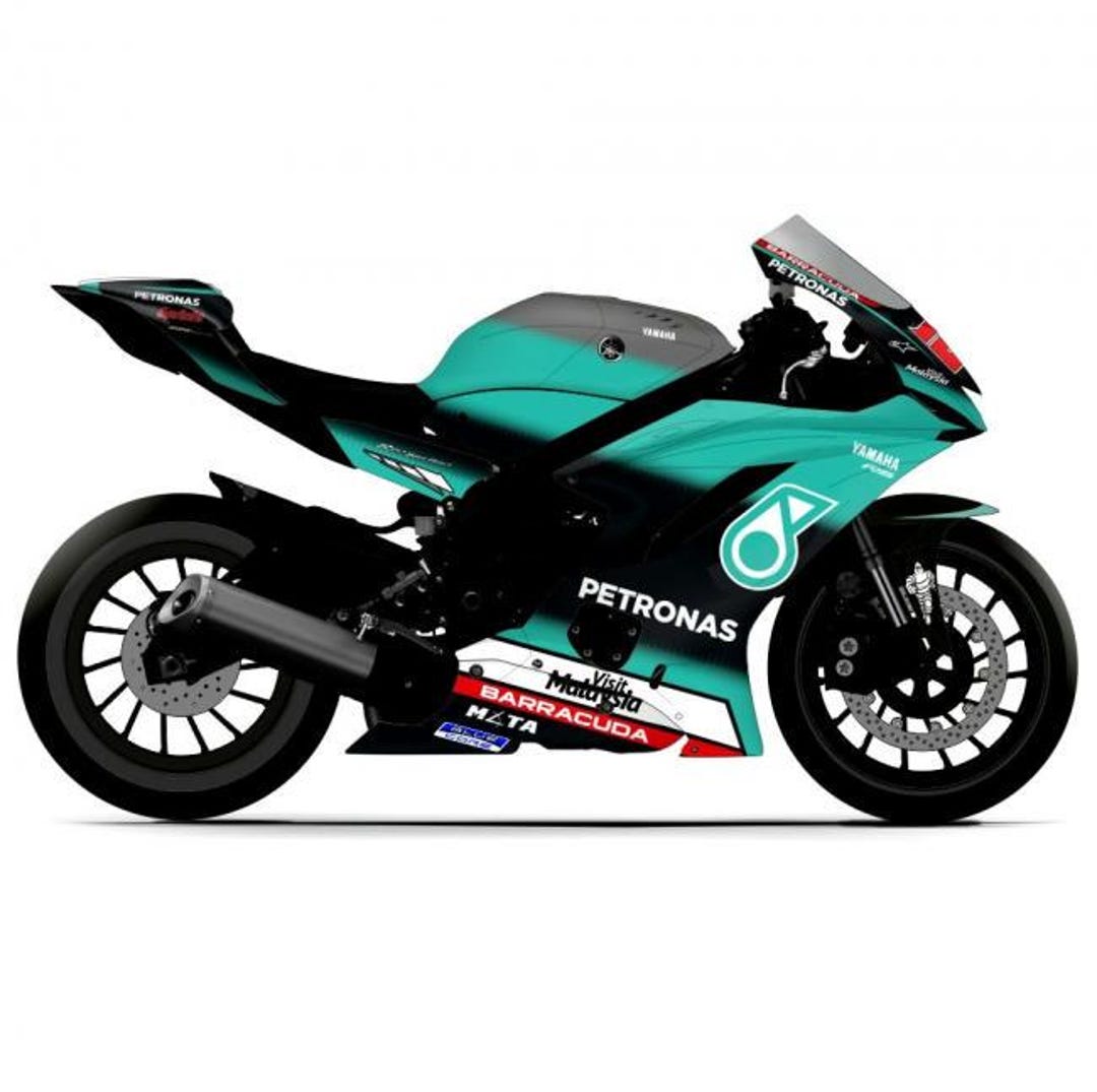 Yamaha YZF R6 Petronas Graphic Kit: Custom Decals (2017-2024) - Etsy