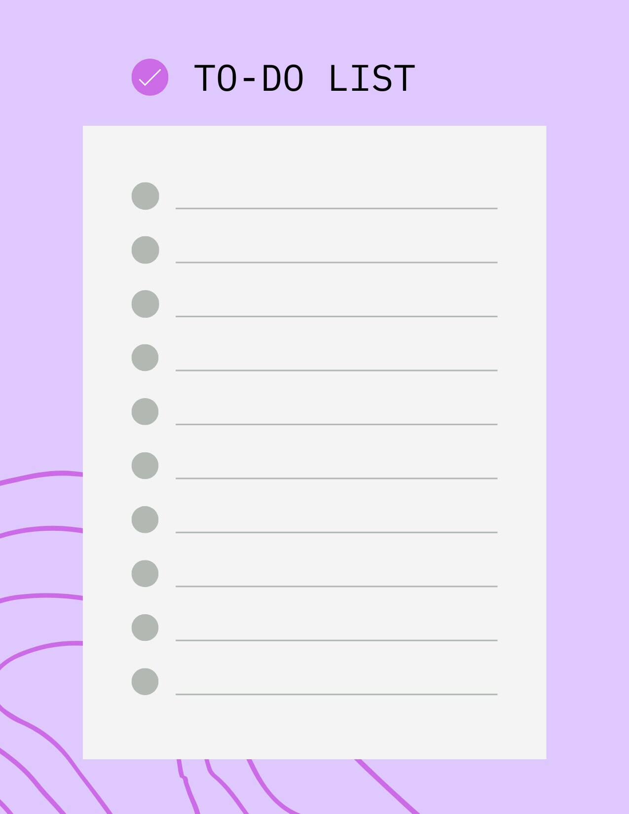 Simple to Do List Template Print Off - Etsy