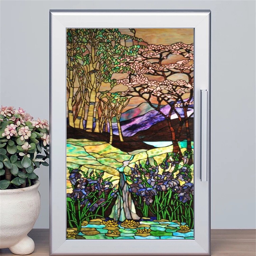 Custom Size Church Mosaic Art Glass Film Stained Window - Etsy