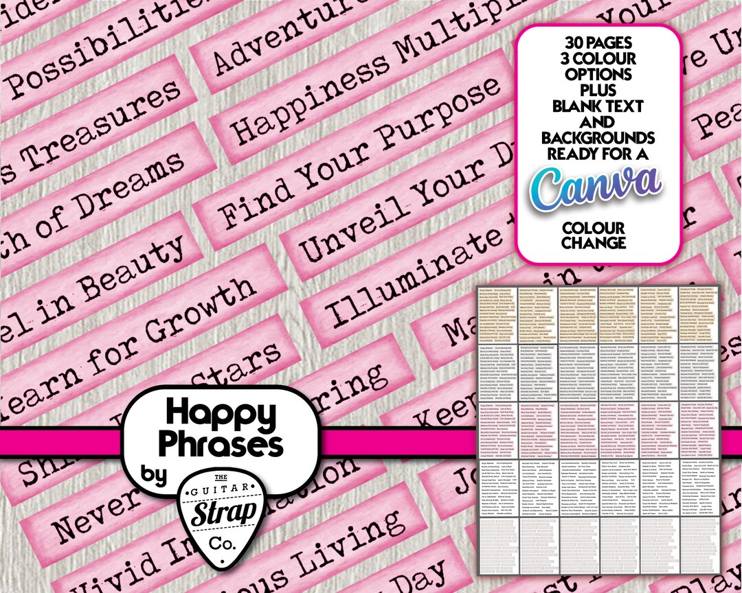 5 Star Best Seller Happy Phrases, Digital Words, Embellishments for ...