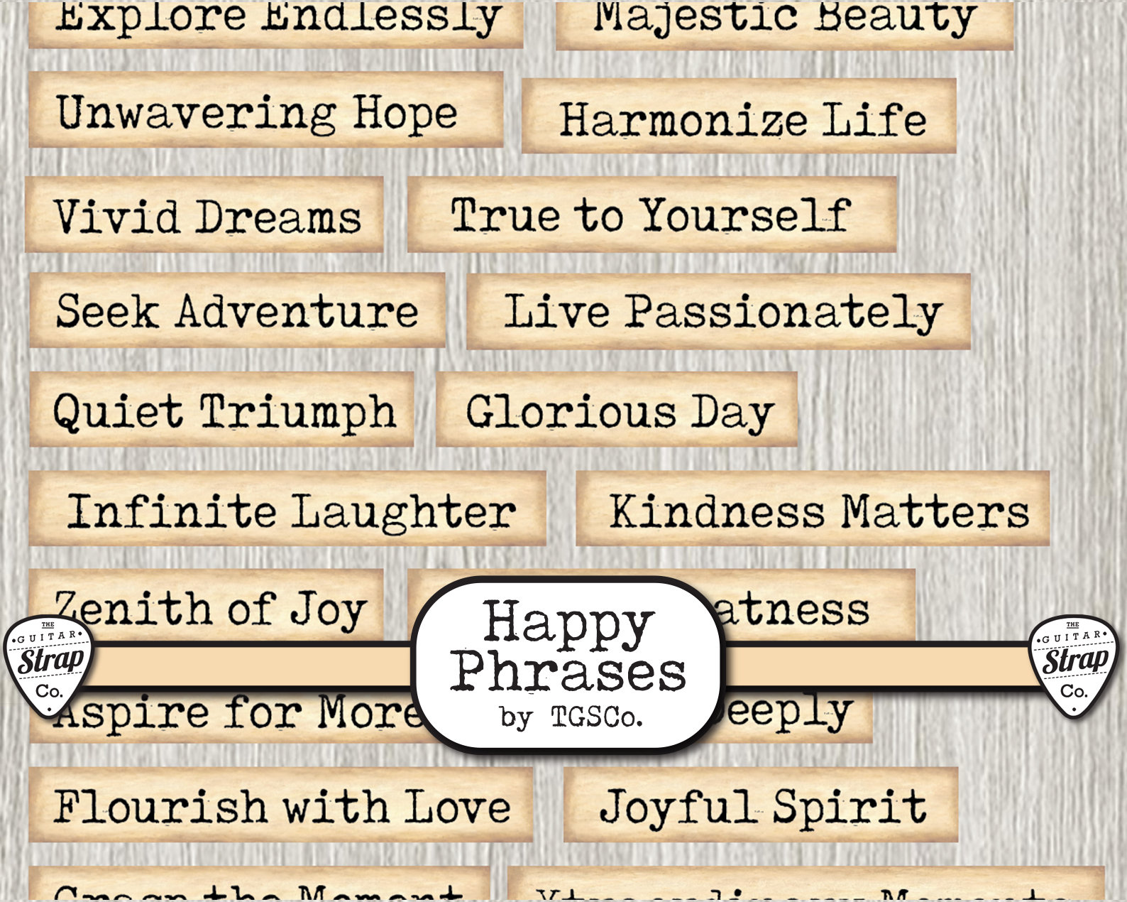 Happy Phrases, Digital Words, Embellishments for Junk Journals ...