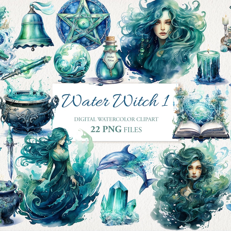 Water Witch Art - Etsy New Zealand